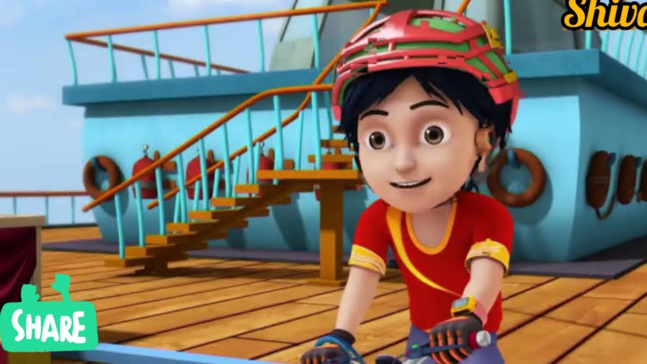 Shiva best cycle stunt cartoon | Shiva new cartoon game ...