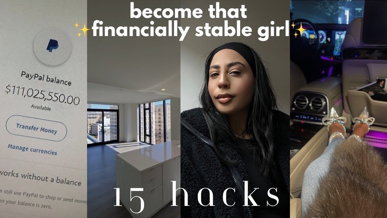 15 hacks to becoming THAT FINANCIALLY STABLE GIRL overnight! - YouTube