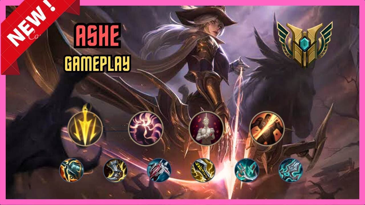 Ashe Adc Ashe Gameplay Rank S13 League of legends - YouTube