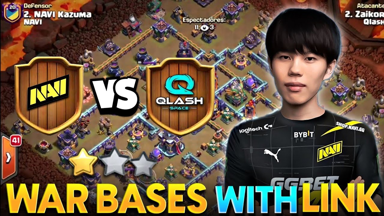 *Unseen* Navi Vs Qlash Space Base| Th15 Anti 2 Star Base with Link ...