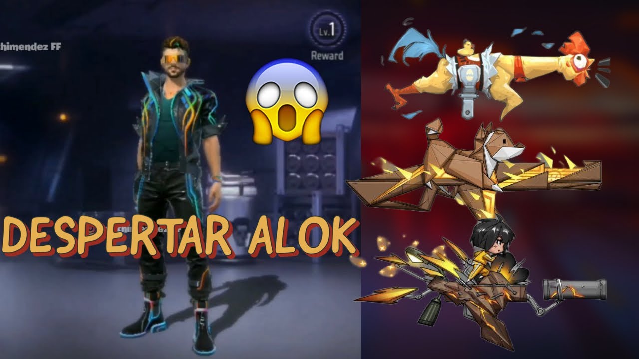 URGENTE! DESPERTAR DO ALOK, NOVA ATUALIZAÇÃO DO FREE FIRE, NOVAS SKINS ...