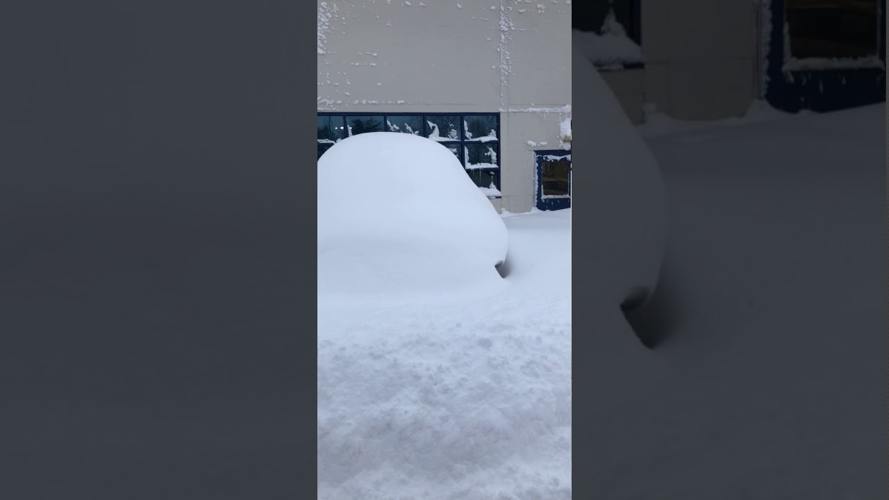 5ft of Snow Erie Pa Christmas Blizzard 2017 - YouTube