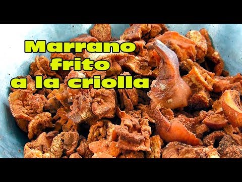 Gastronomía llanera Marrano Frito - YouTube