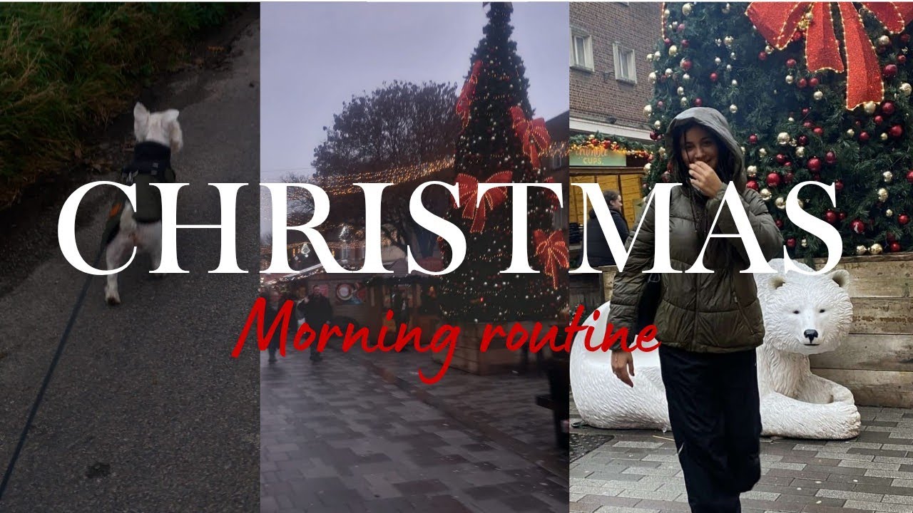 My Christmas holiday morning routine 🎄💖 - YouTube