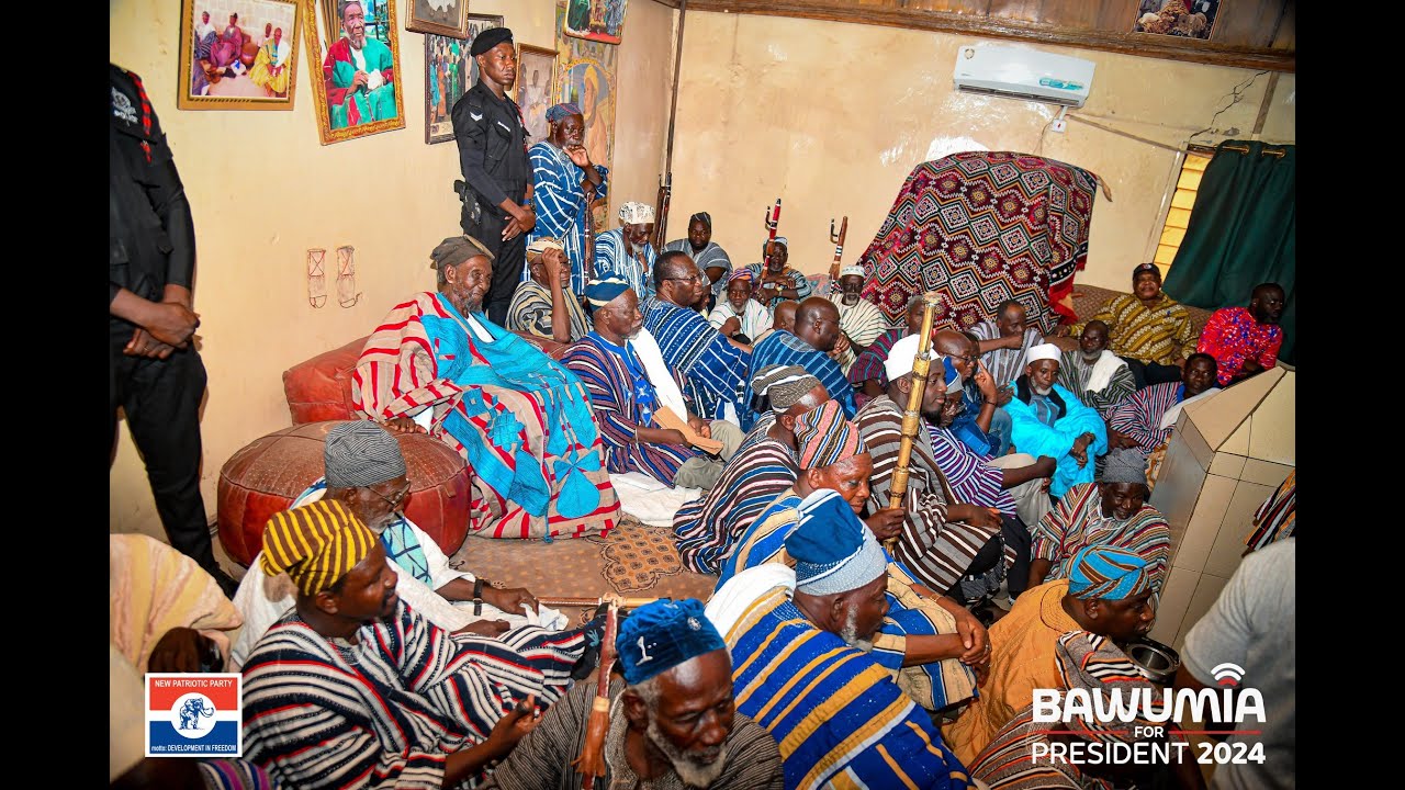 Watch How Bawumia Was Given A Resounding Welcome To Damango Palace ...