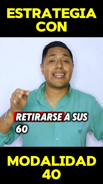 🚀¡Multiplica tu pensión con Modalidad 40! 💰 #pension #modalidad40 #ley73 #pensiones #retiro ...