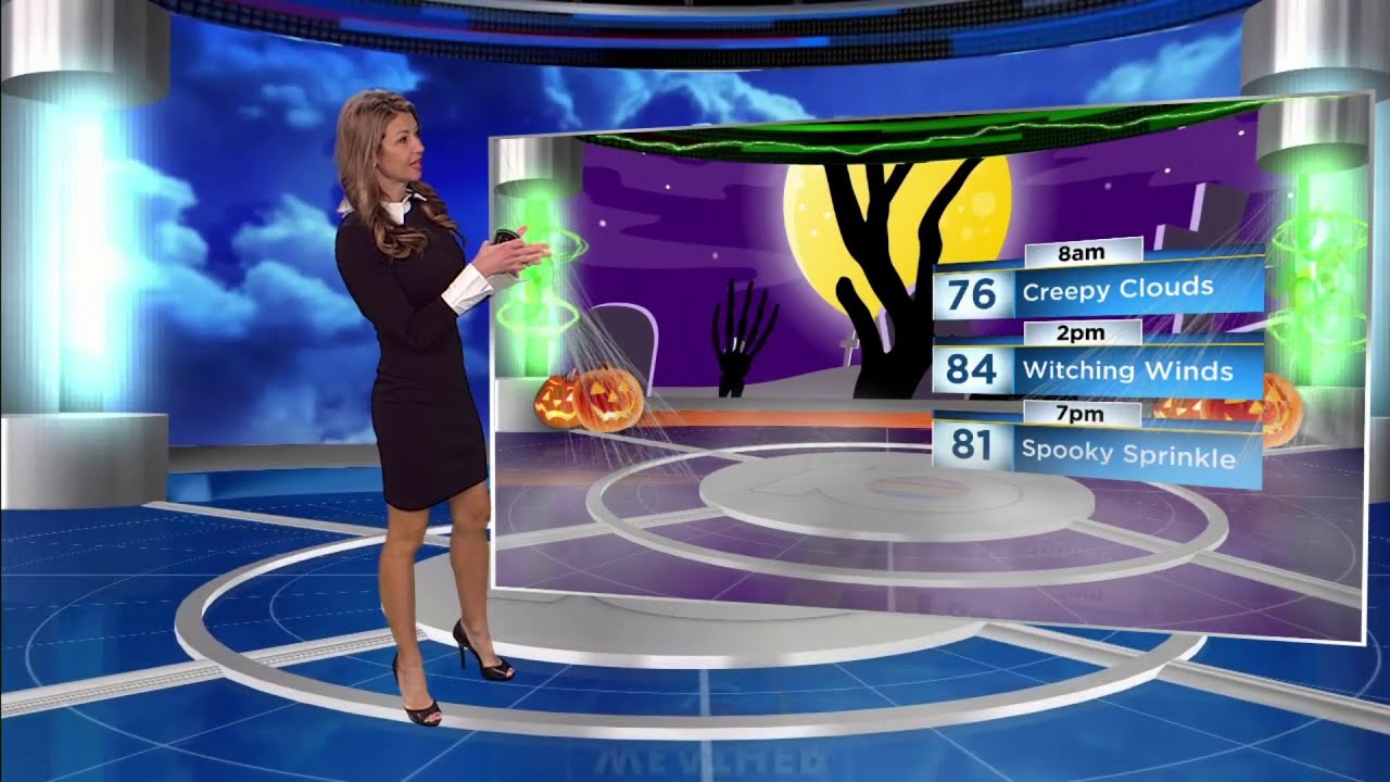 Creepy clouds, witching winds, spooky showers - YouTube