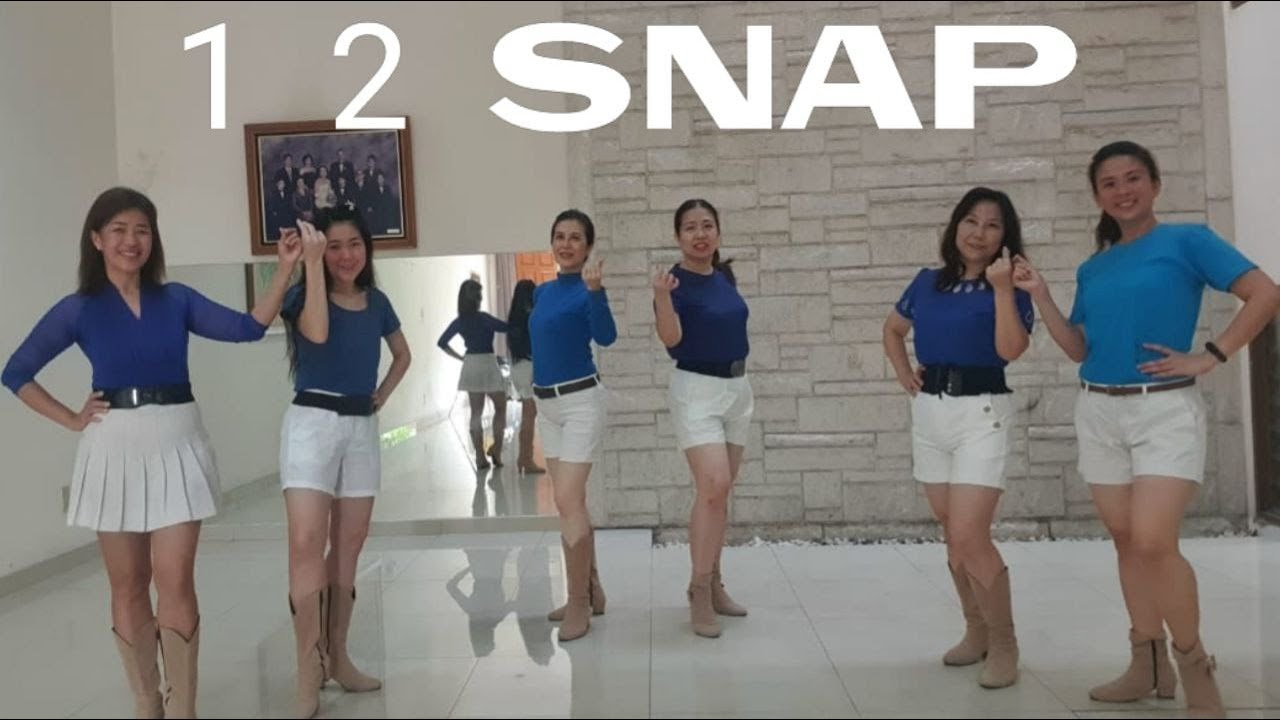 1 2 SNAP Line Dance (demo & count) - YouTube