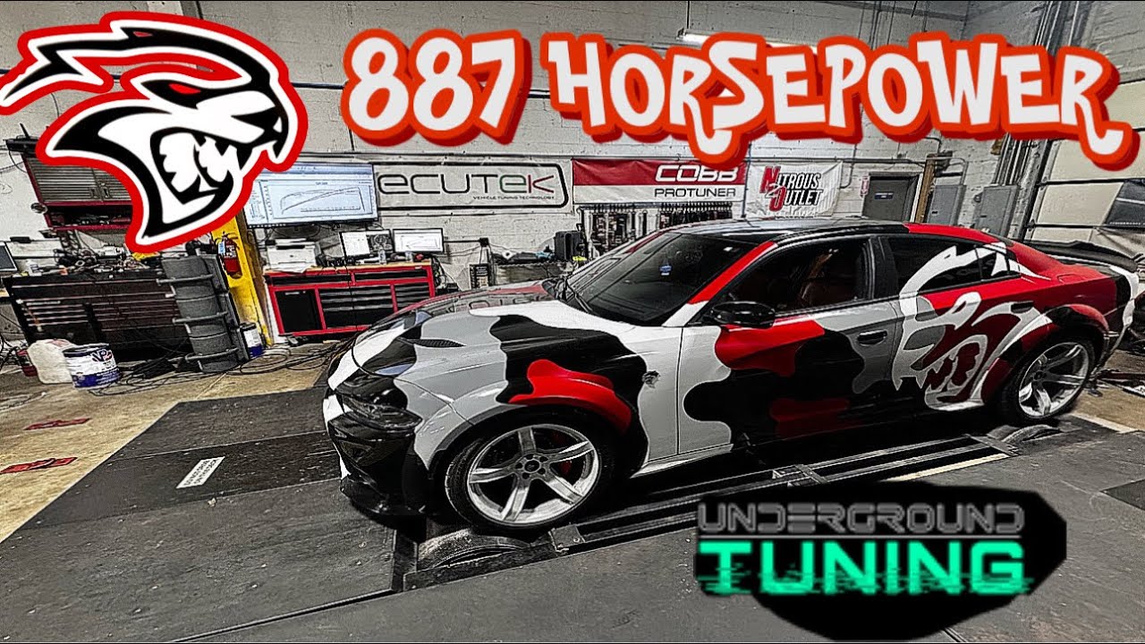 I GOT MY HELLCAT REDEYE TUNED BY @UndergroundTuningUSA * 887 HORSEPOWER ...