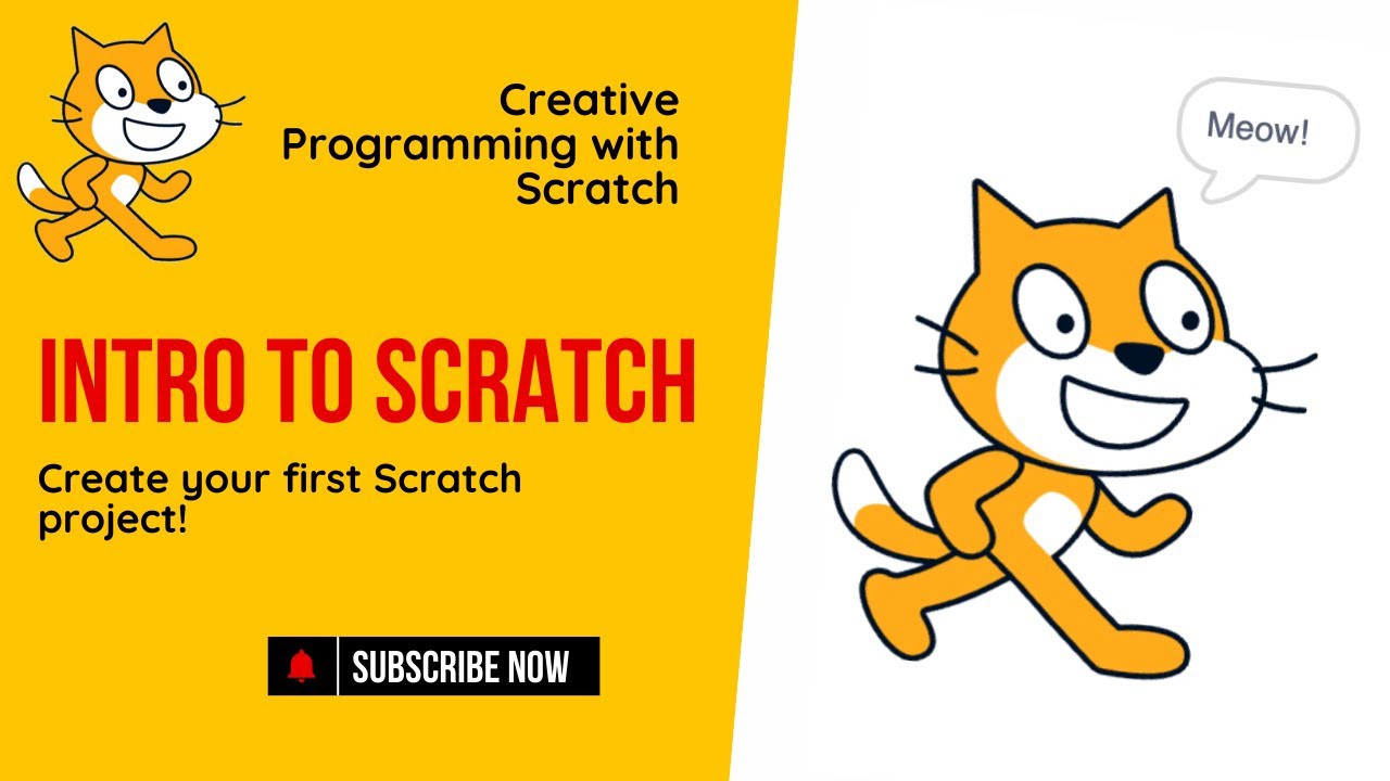 Introduction To Scratch Your First Scratch Project Creative Programming With Scratch Part 1