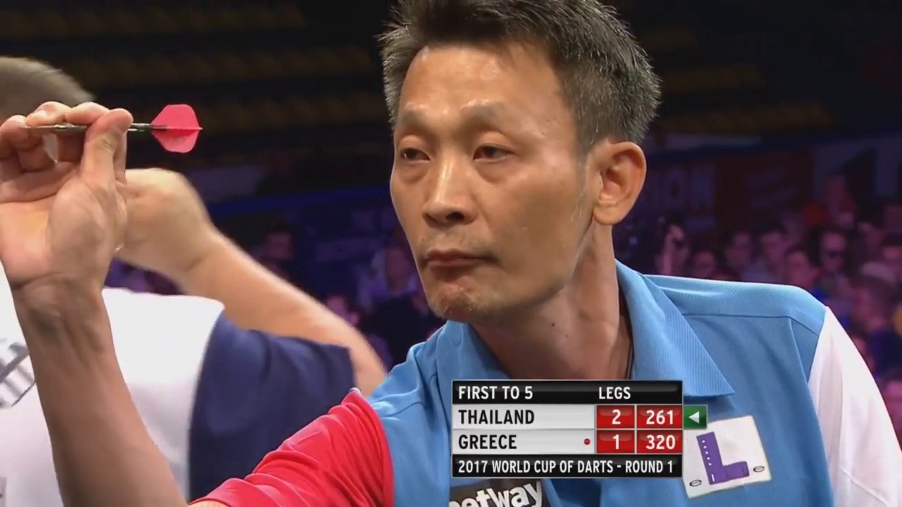 Thailand - Greece-World Cup of Darts 2017-Round 1 - YouTube