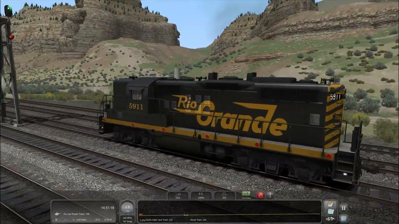 Train Simulator Classic - [EMD GP9] - Yard Work (Castle Gate - Helper) - 4K UHD - YouTube