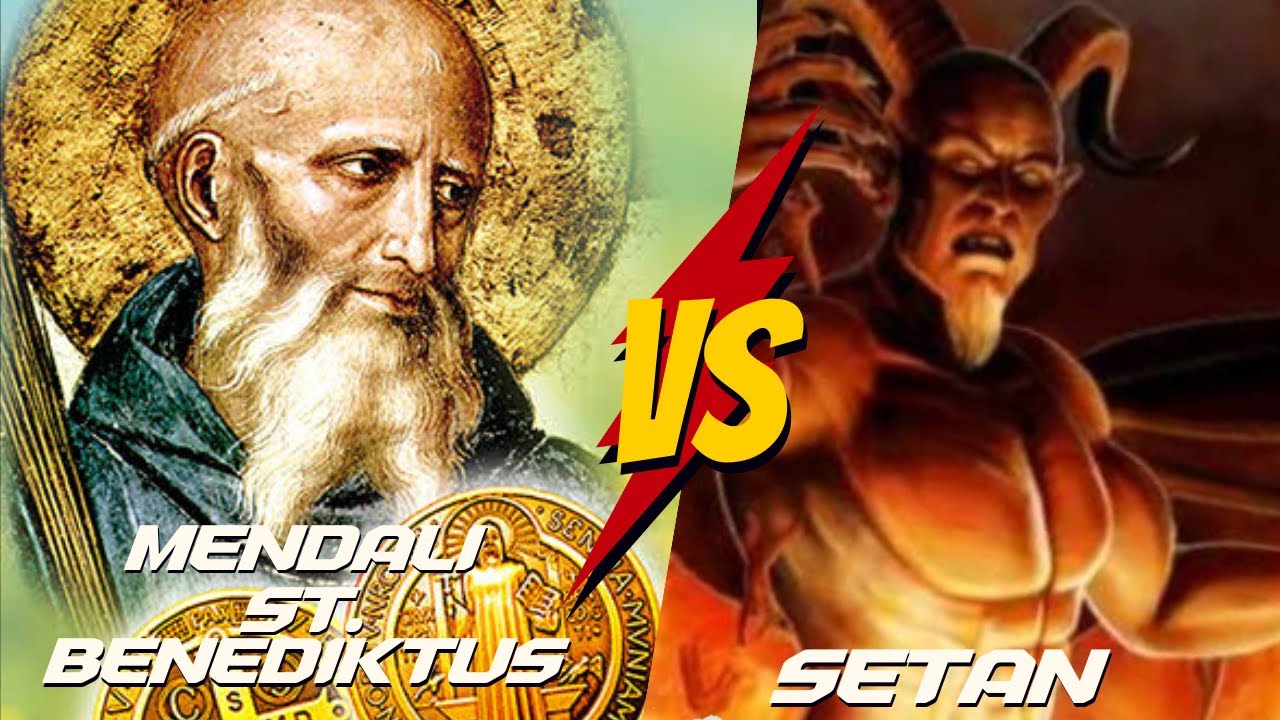 Mendali St. Benediktus VS Setan || Racun/Setan/Iblis Ke laut aja lo ...