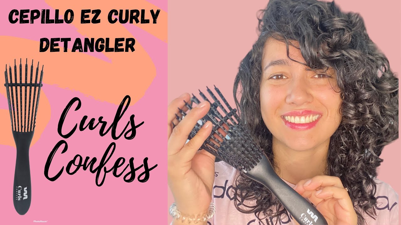 CEPILLO DETANGLER FLEX CURLS CONFESS 💥Detangler Brush- Ez Detangler ¿FUNCIONA? - YouTube