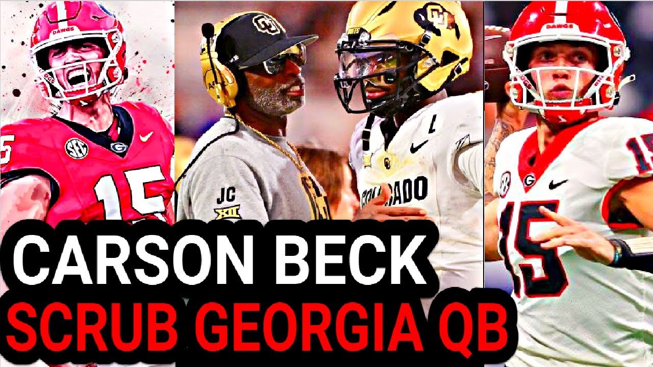 GEORGIA CARSON BECK IS 🗑️ Shedeur Sanders Miles Above Every College ...