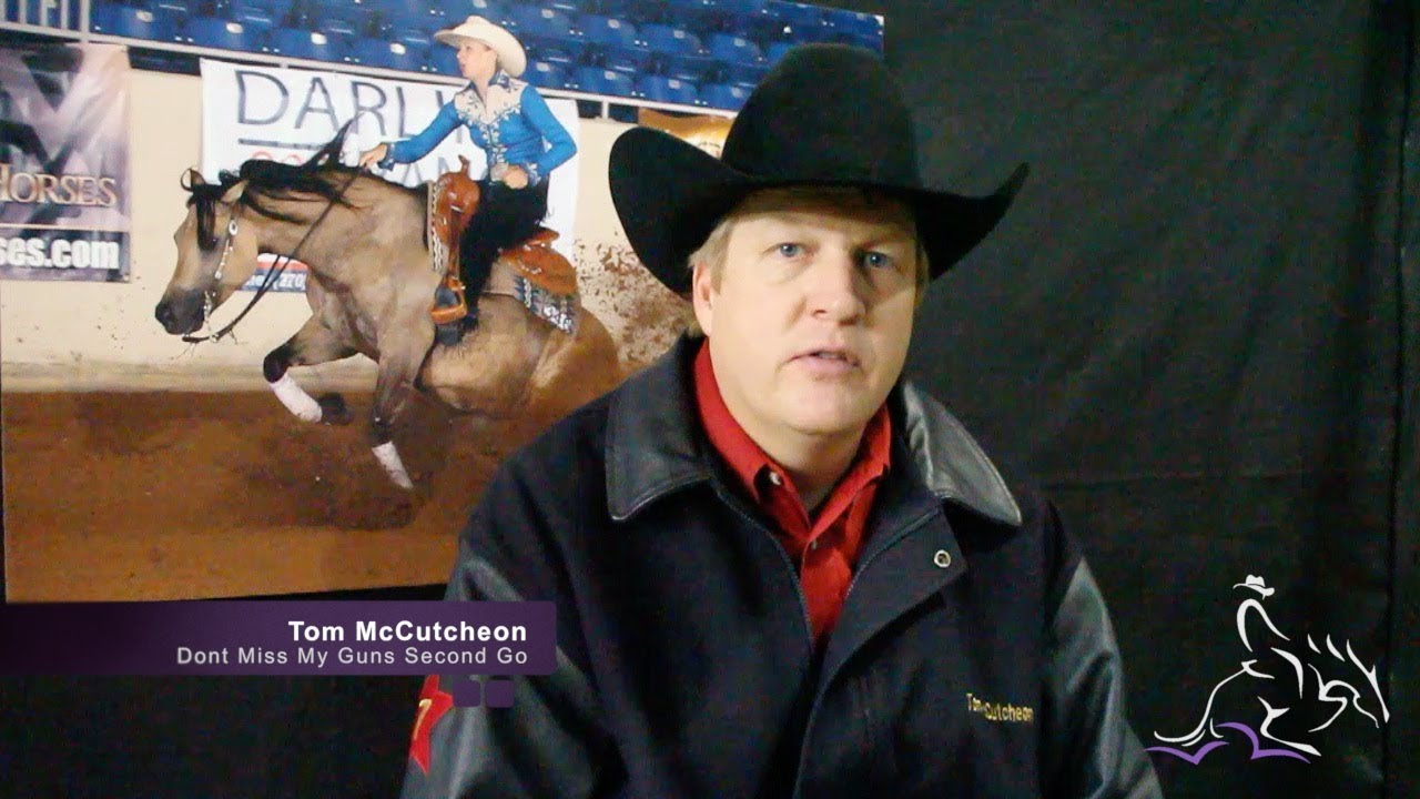 NRHA Futurity 2013 - Tom McCutcheon Second Go on Dont Miss My Guns ...