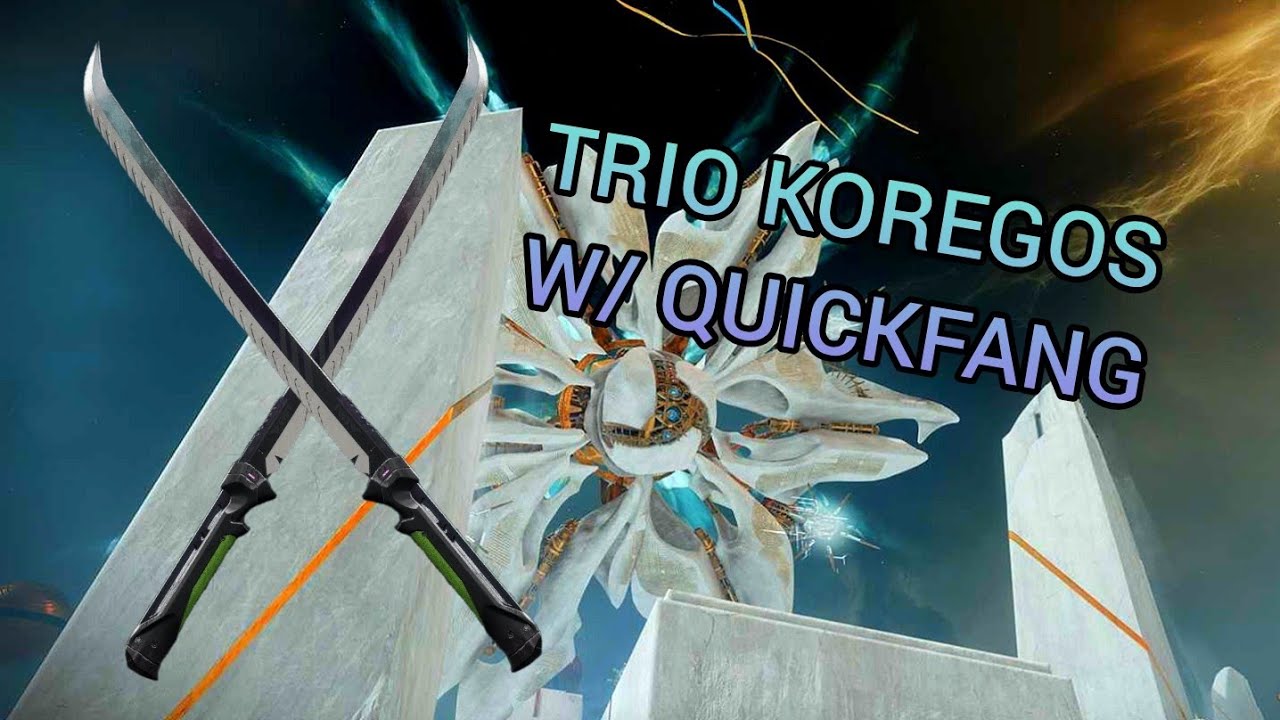 TRIO KOREGOS, THE WORLDLINE WITH QUICKFANG - DESTINY 2 Edge of Fate ...