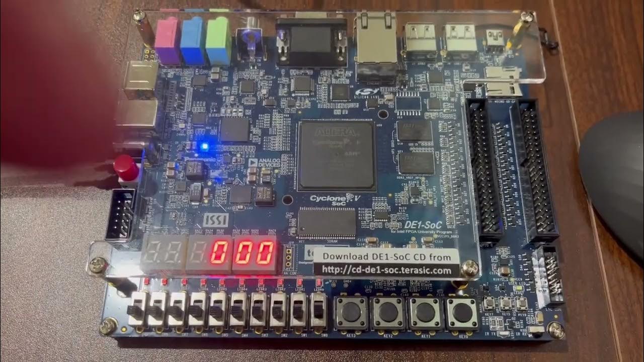 De1 Soc Fpga Board Ave8 Youtube