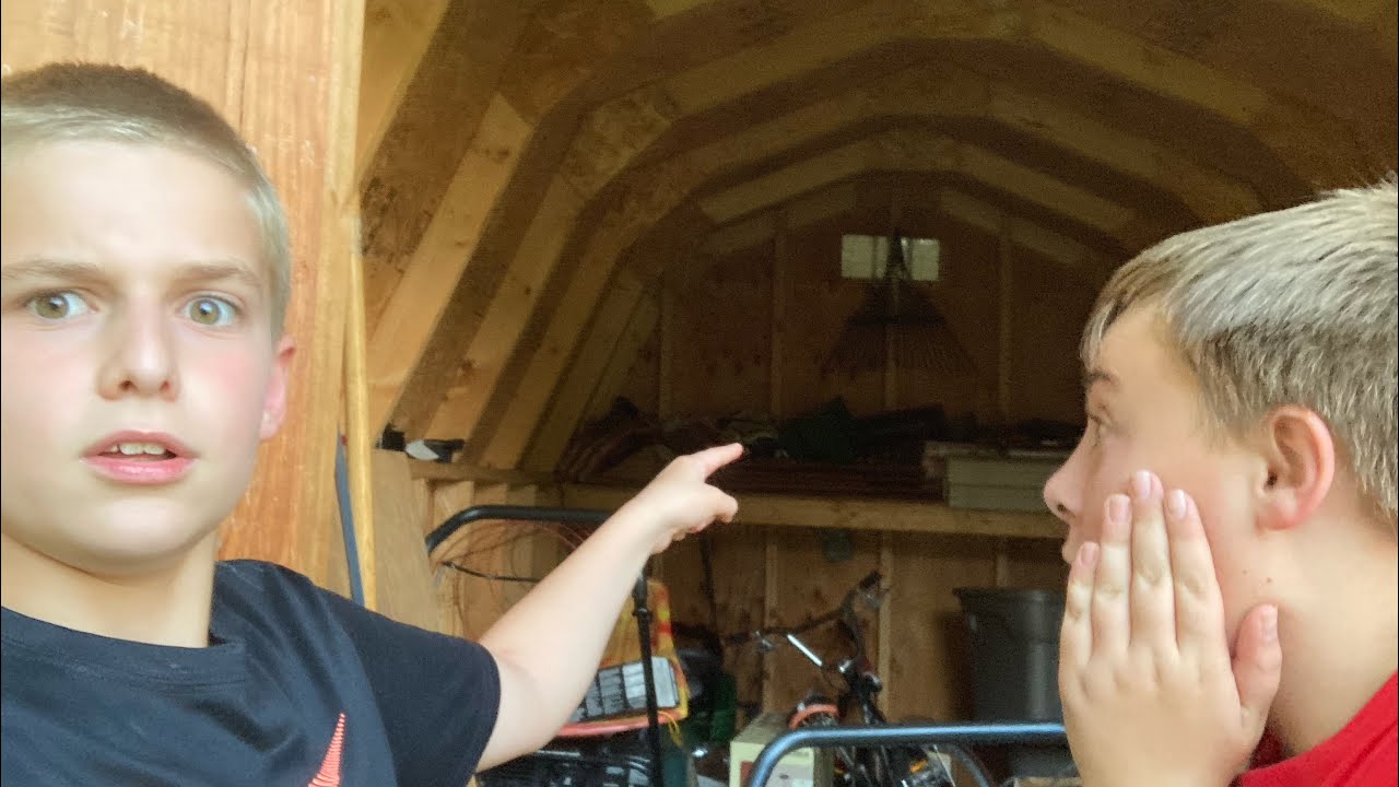 We went in a haunted shed - YouTube