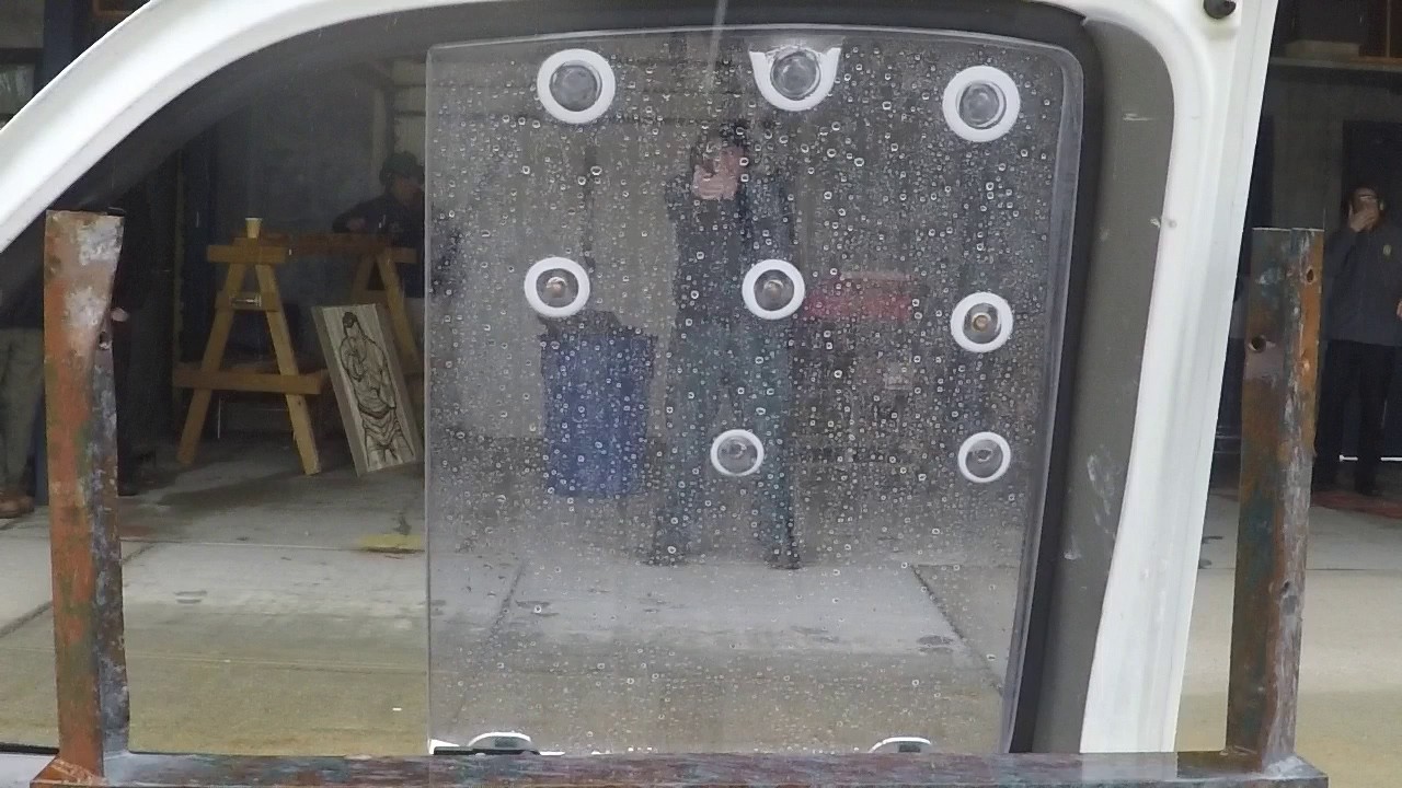 Hardwire Transparent Armor Window Insert Ballistic testing - Chevy ...