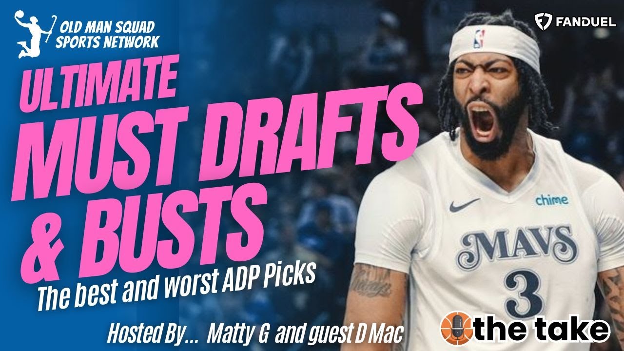 Ultimate Must Drafts & Busts: the best and worst ADP picks! - YouTube