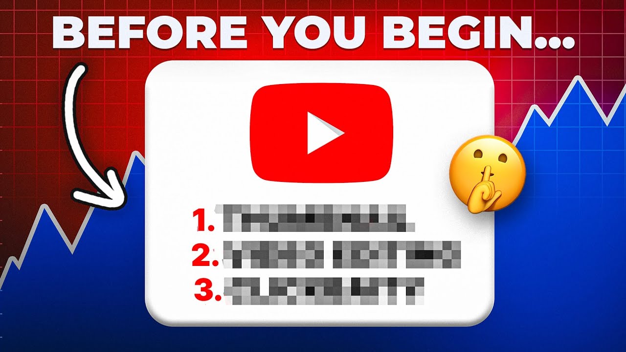 BEFORE You Start A YouTube Channel Do THESE 3 Things! - YouTube