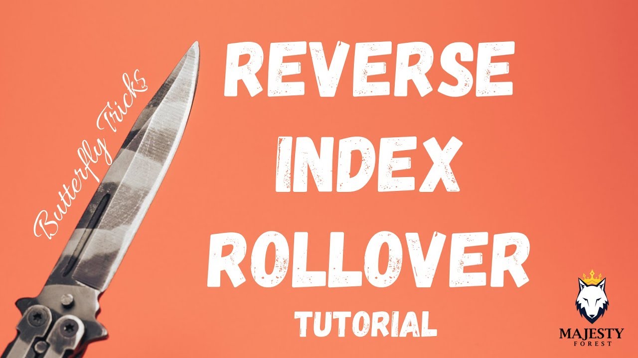 Butterfly Tricks - REVERSE INDEX ROLLOVER - Mittelschwer - YouTube
