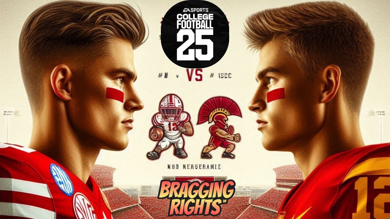 College Football 25 | #19 Nebraska vs #12 USC | Bragging Rights Series ...