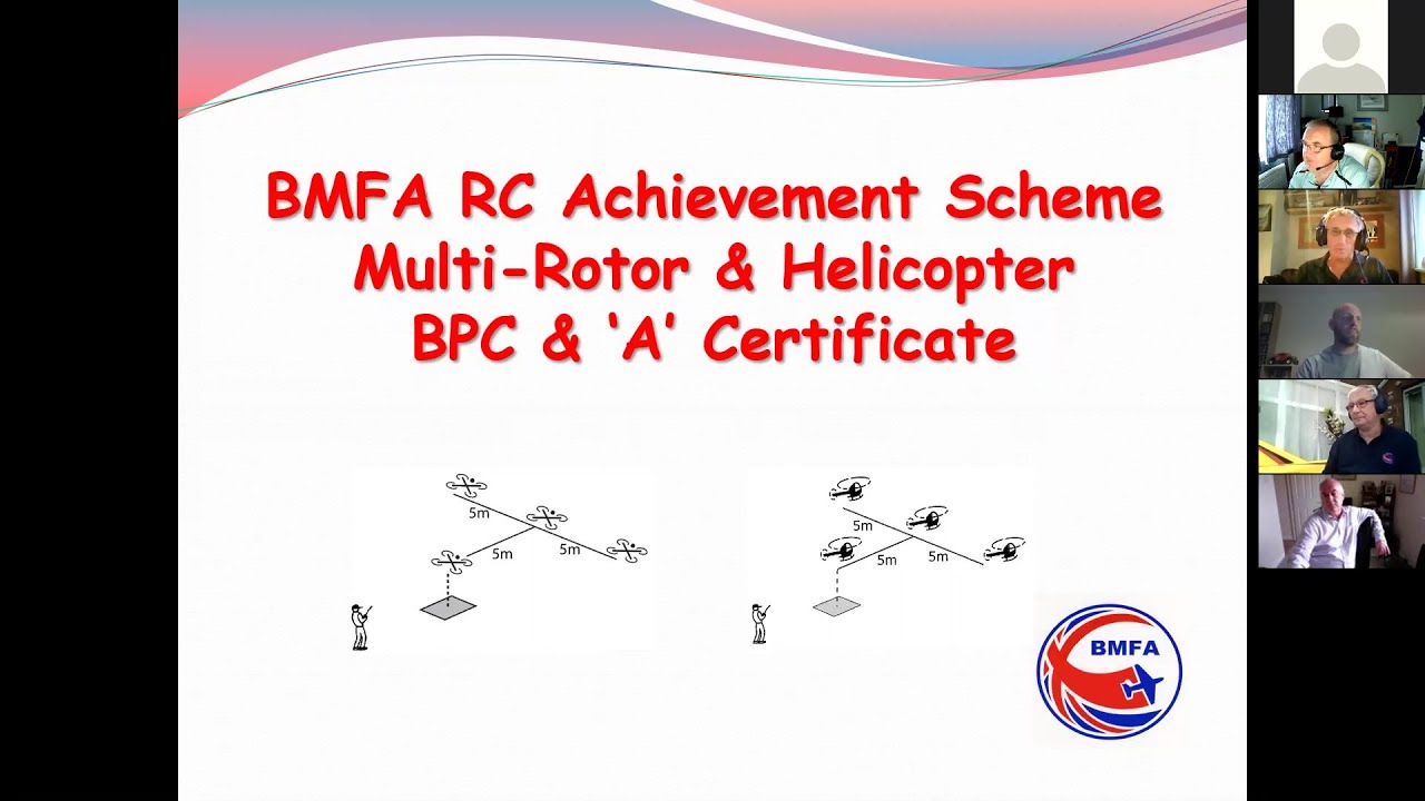 BMFA Helicopter & Multi Rotor A & BPC test presentation - YouTube