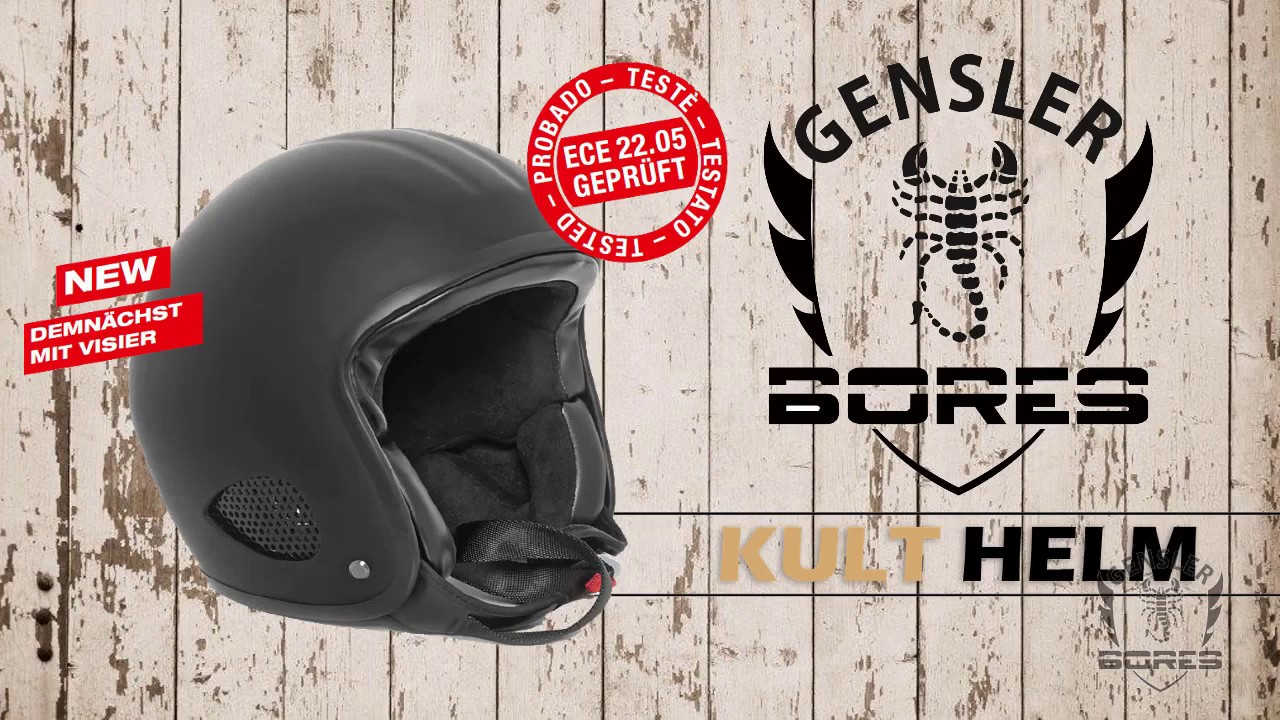 Bores Gensler Kult Helm - ECE-22.05 geprüft - Patentiertes - TWIN-SHELL ...