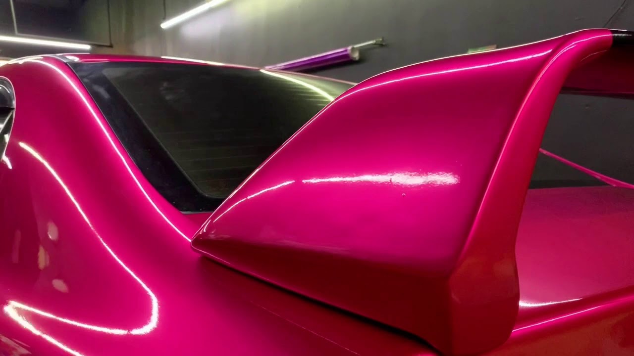 Honda FD Full Wrap Candy Pink - YouTube