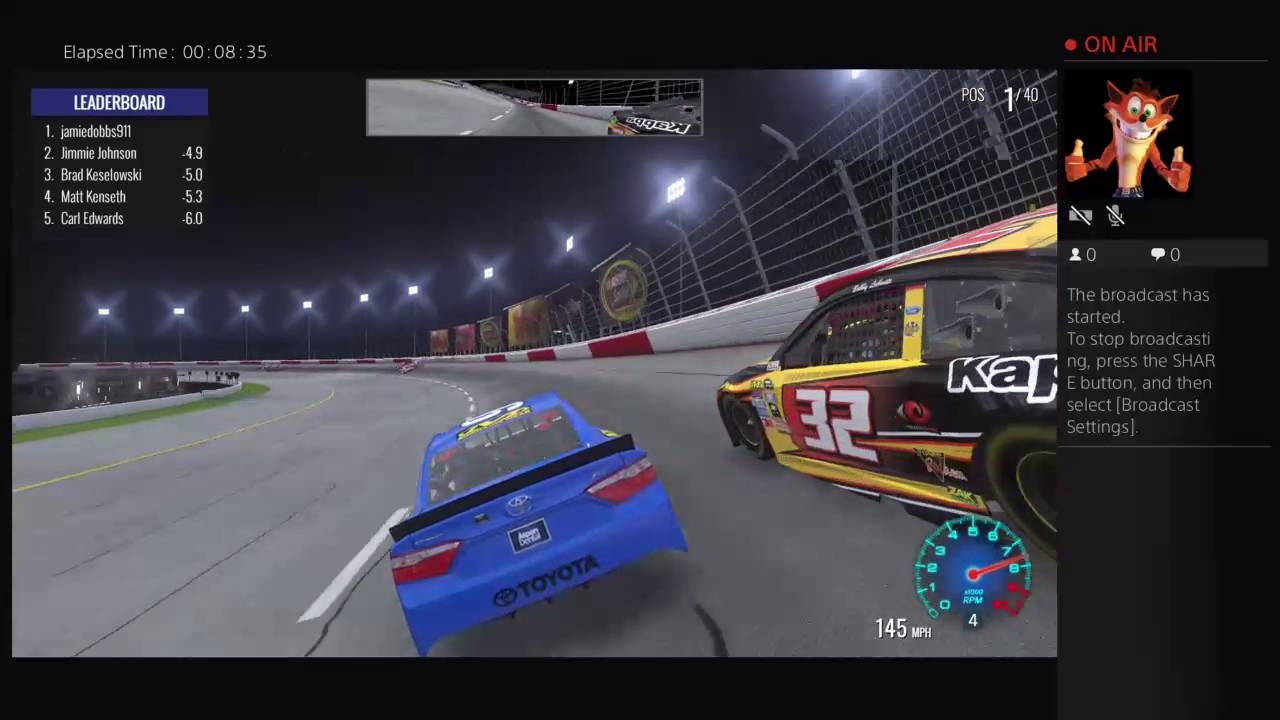 Nascar Heat Evolution: Chasing A Career Race 125 Darlington - YouTube