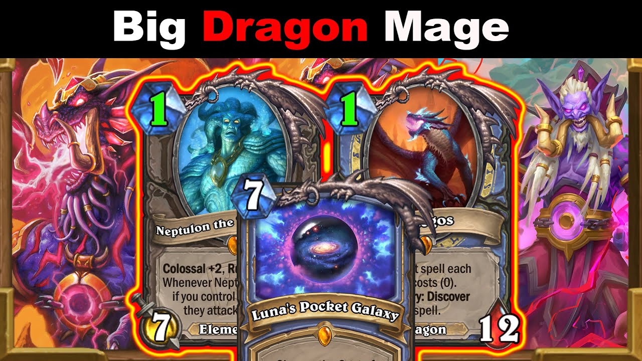 Big Brain Dragon Mage Deck Only Pro Players Play! Throne of the Tides ...