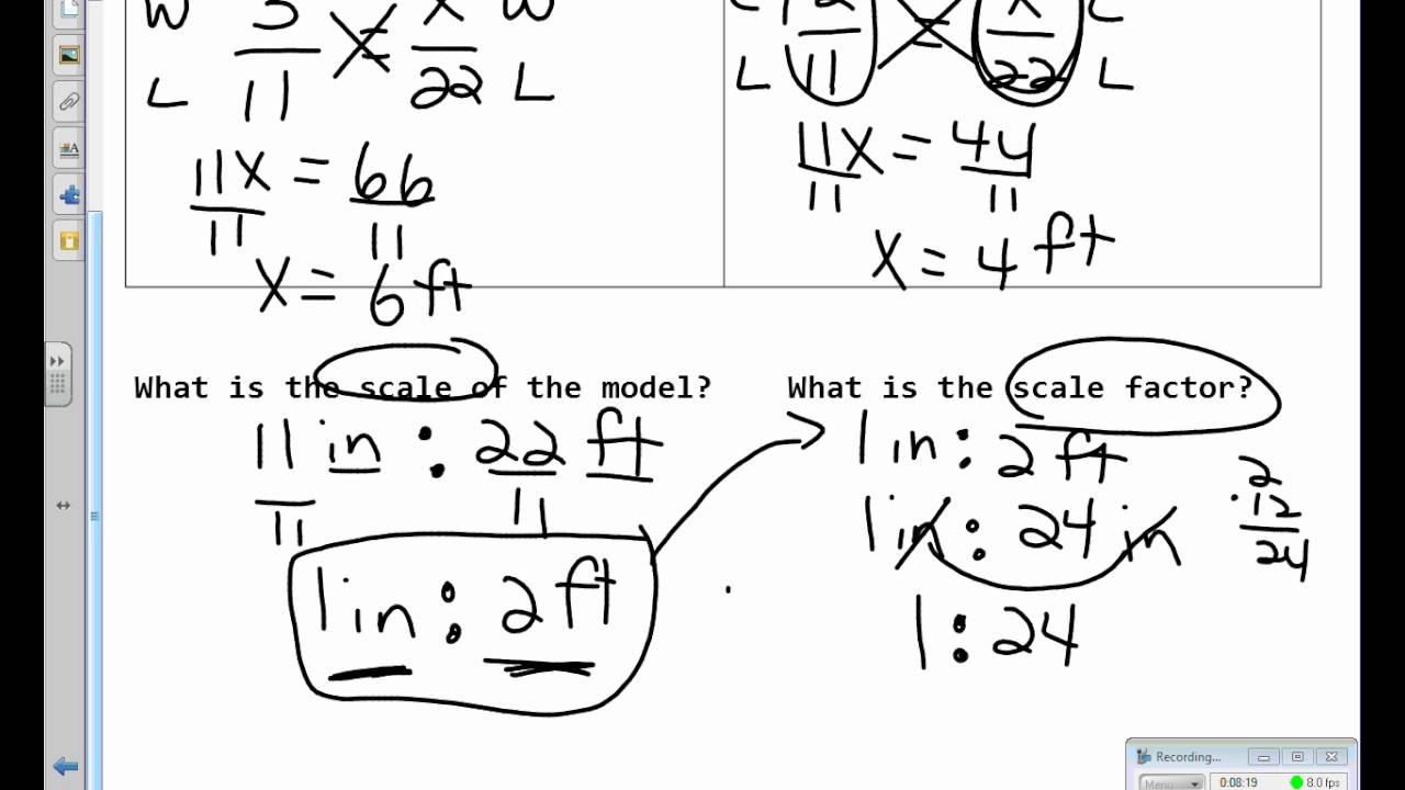 Scale Drawings and Similar Figures Review - YouTube