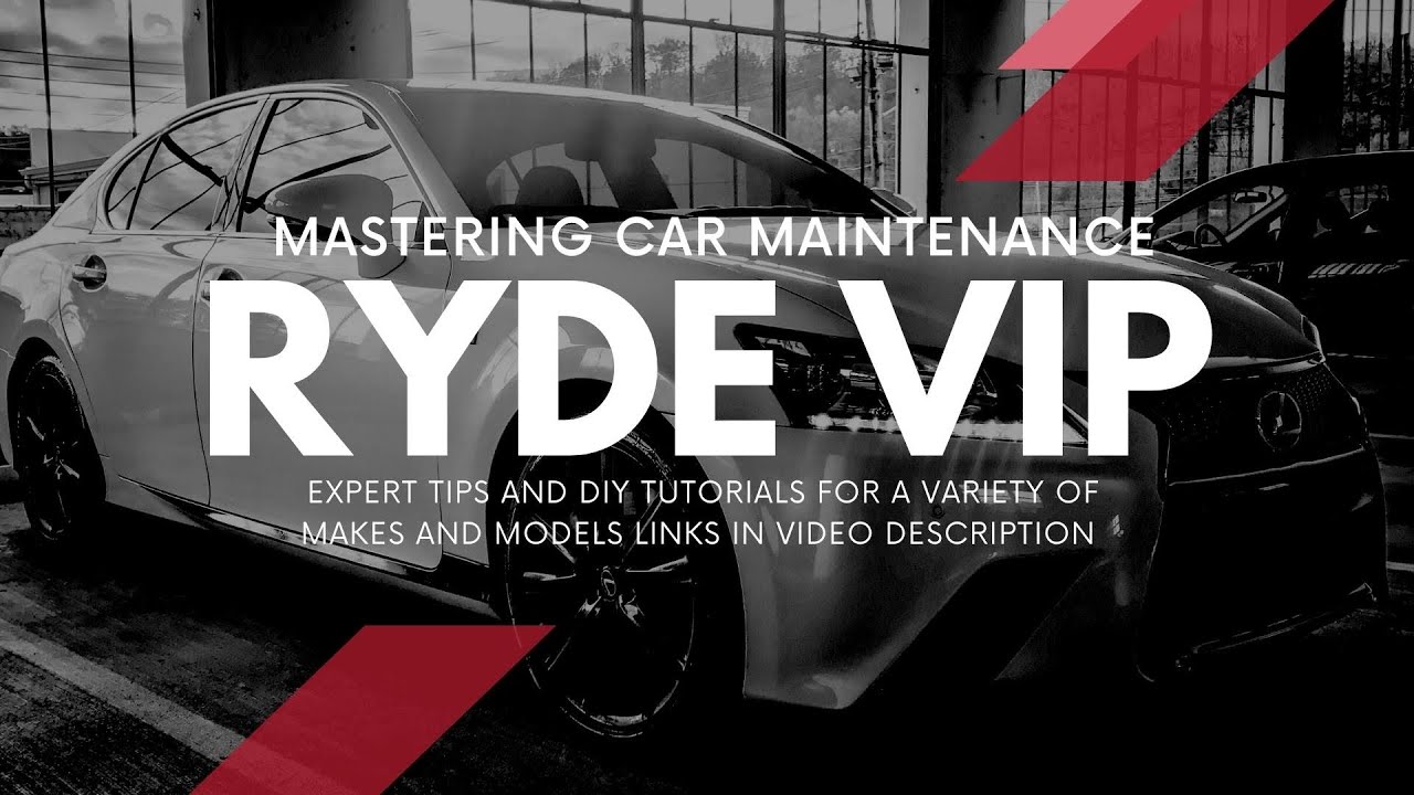 "Mastering Car Maintenance: Expert Tips and DIY Tutorials for a Variety ...