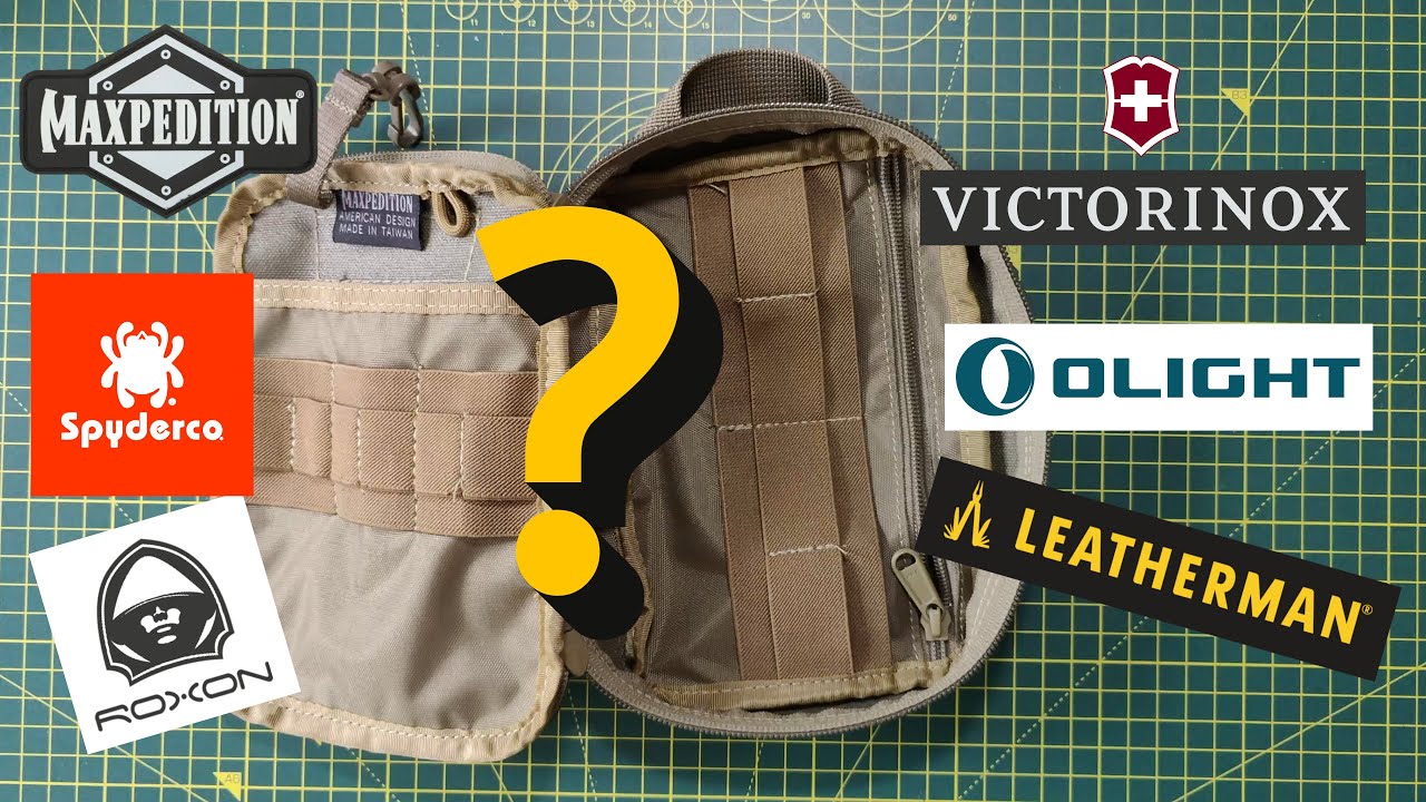 Packing a Maxpedition “Fatty” EDC Pouch for a Go-Bag - YouTube