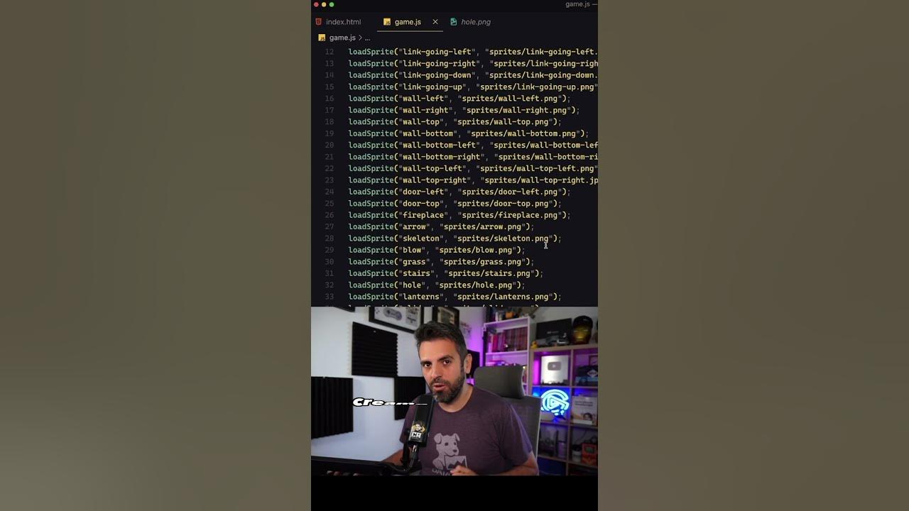 Crea tu propio videojuego de Zelda con JavaScript | @Garajedeideas - YouTube