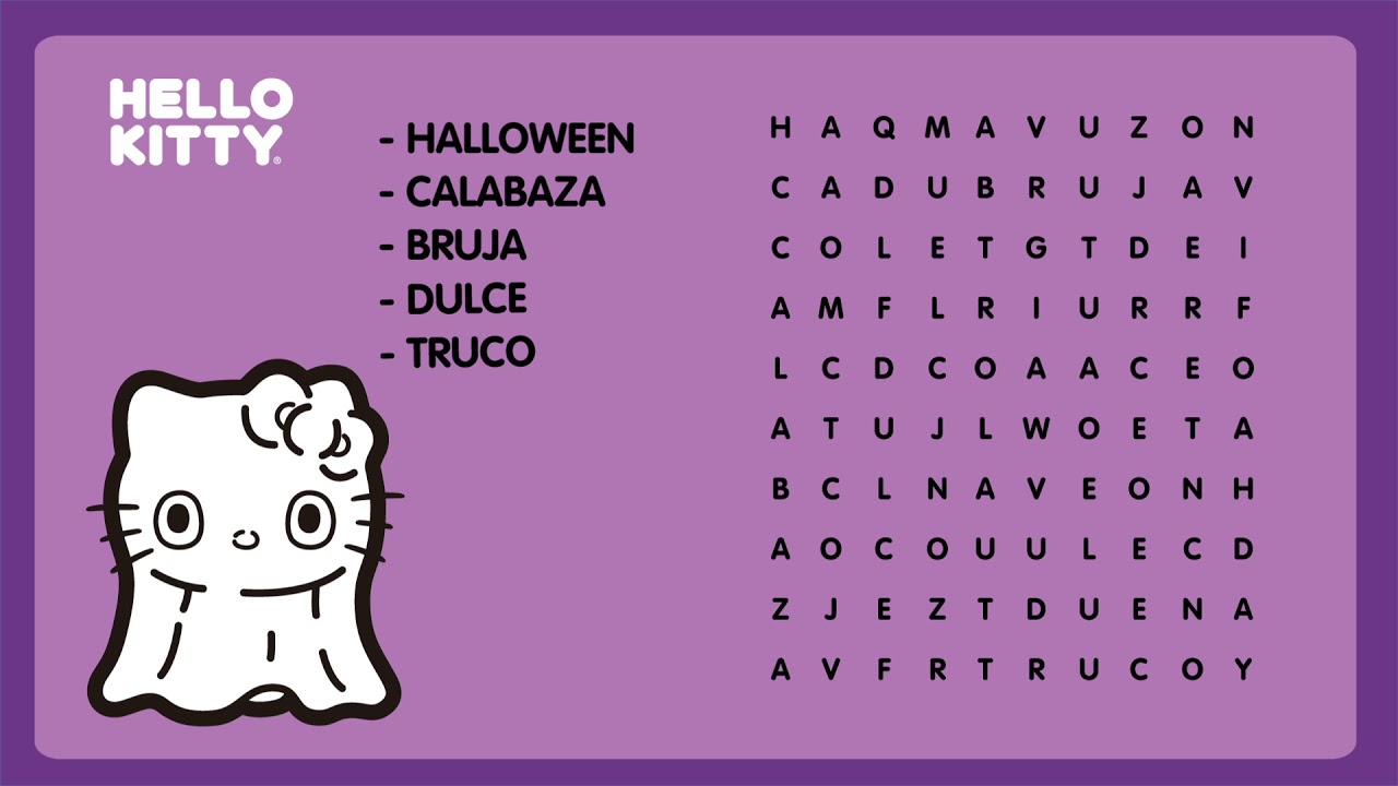 Sopas De Letras De Halloween Sopa De Letras De Halloween