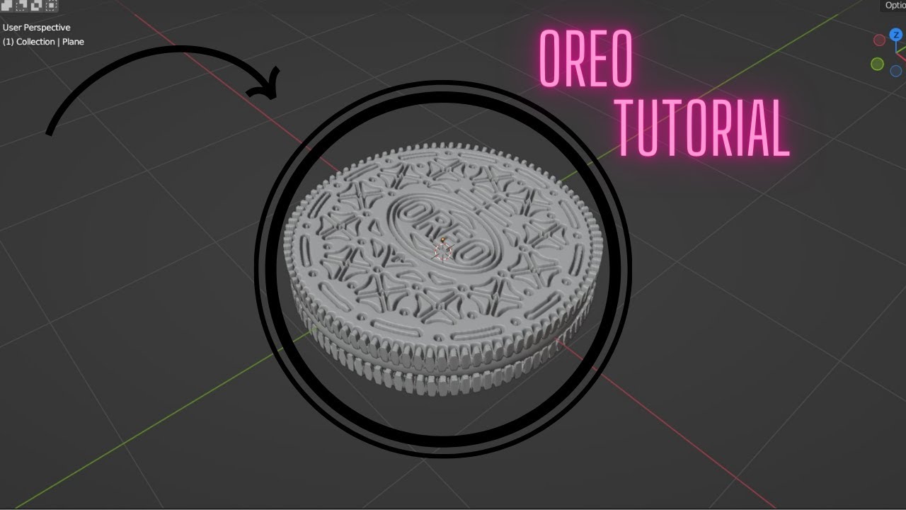 How to make an Oreo Blender Tutorial (2)-Modeling/Adding a Texture ...
