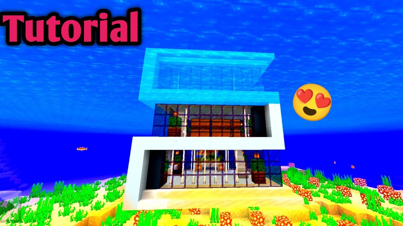 Minecraft Underwater Modern House | How To Build A Underwater House In ...