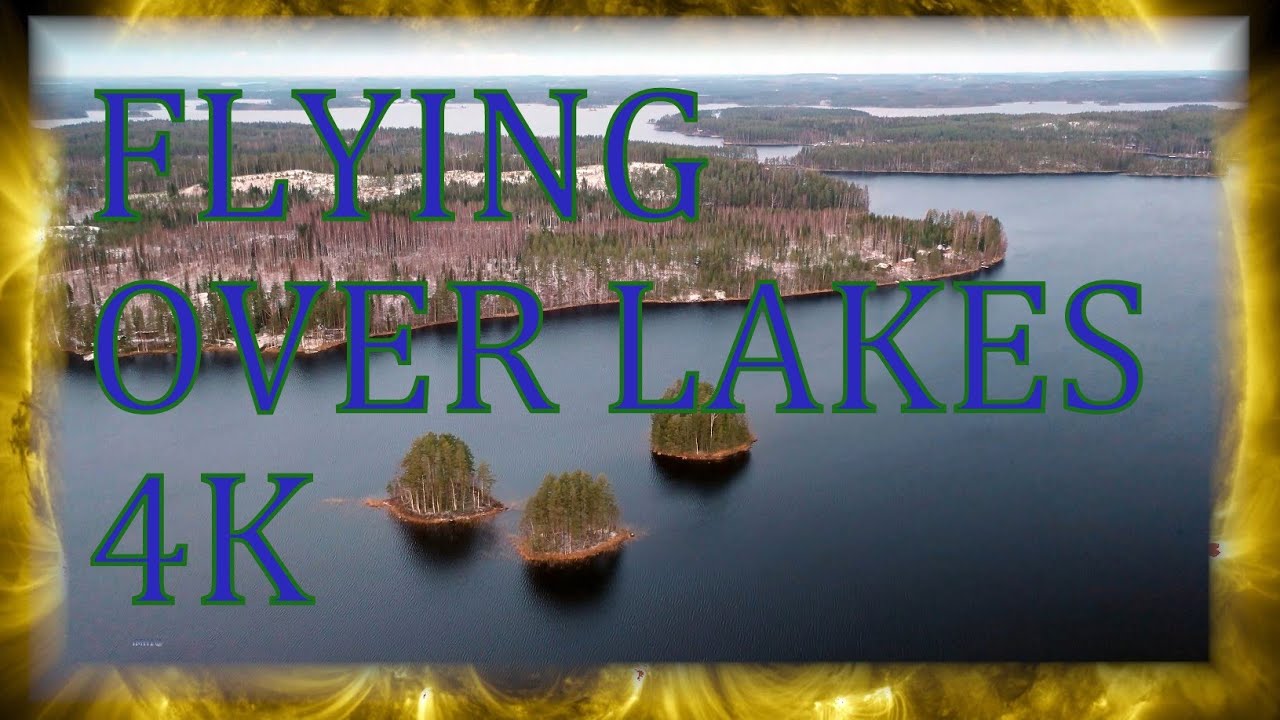 FLYING OVER LAKES 4K UHD - Relaxing Music With Beautiful Nature Sounds ...