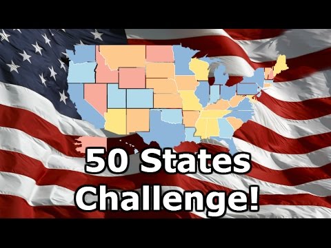 Mike and Lissy Do The 50 States Challenge !! - YouTube