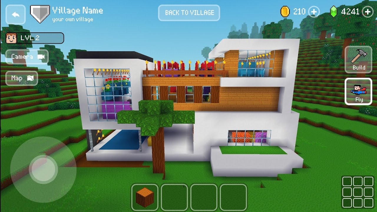 Modern House - Block Craft 3d: Building Simulator Games for Free - YouTube