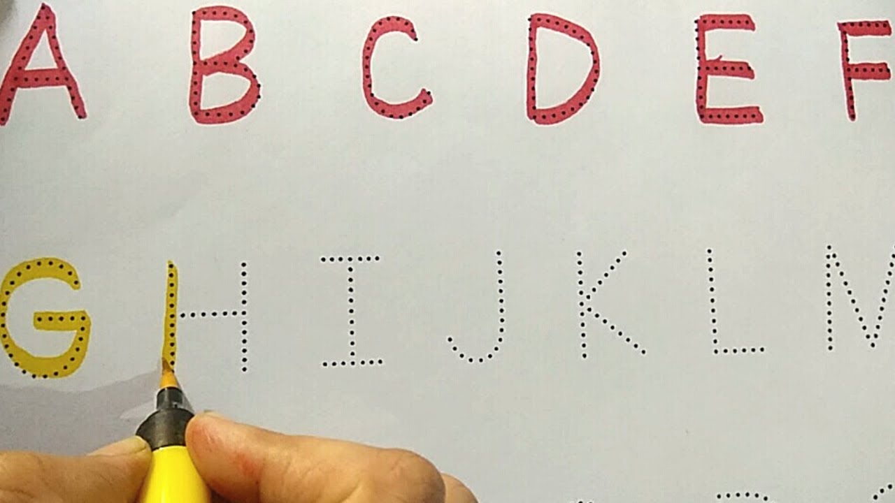 #Alphabet for kids#abc video #learn and write alphabet # - YouTube