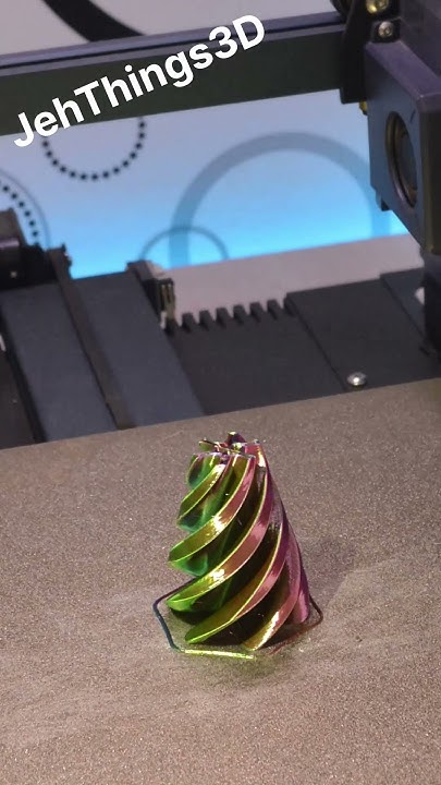 Mesmerizing Spiral Cone Timelapse | 3D Printing Art #3dprinting #3dprinted #3dprinter #timelapse ...