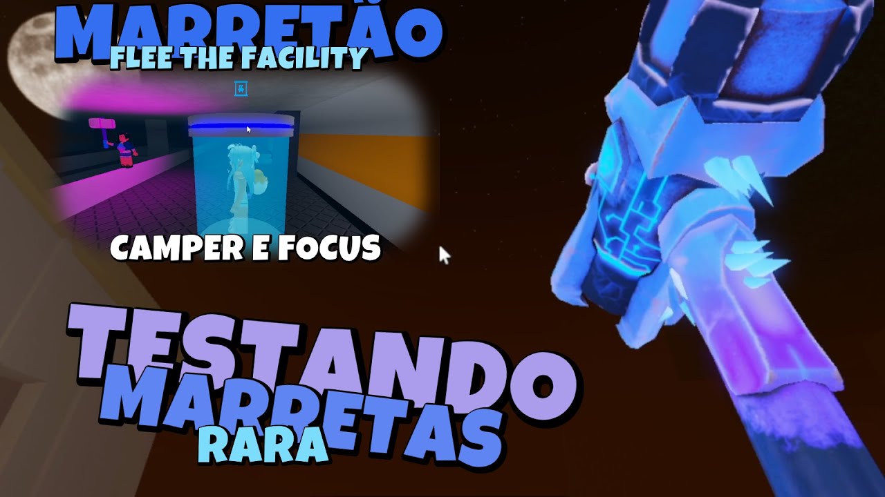 TESTANDO A MARRETA FROST ENGINE no Flee The Facility - Roblox - YouTube