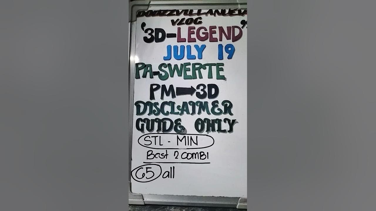 JULY 19, 2023 STL MIN / VIS ALL DRAWS - YouTube