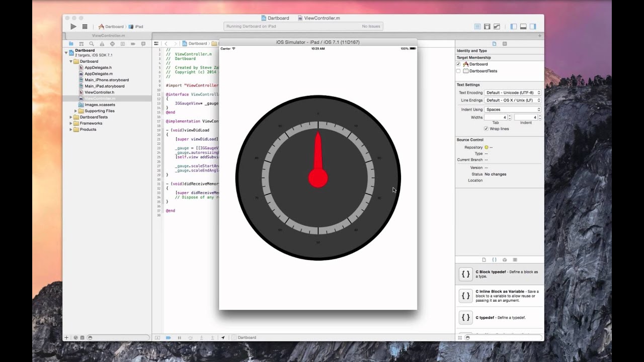 Customizing the iOS Gauge Control - YouTube