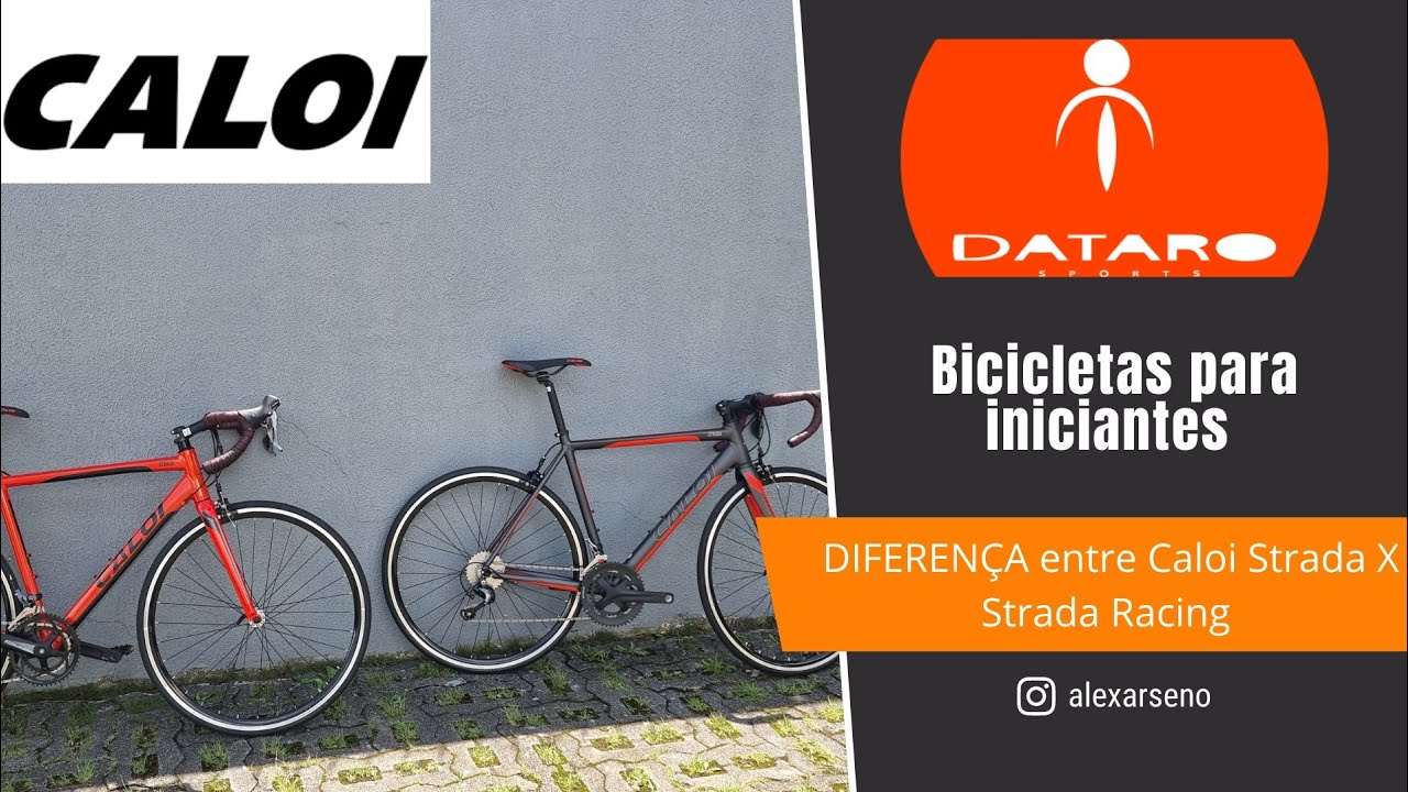 Bicicleta para Iniciante. Diferença entre a CALOI STRADA X Caloi STRADA ...