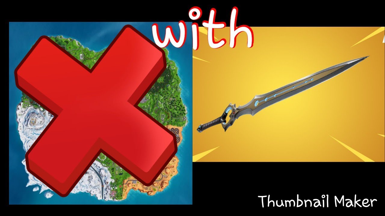 Can we destory the entire map w/Infinity blade | Fortnite Battle Royale ...